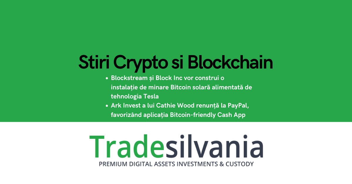 Blockstream și Block Inc construiesc instalație minare Bitcoin solară ...