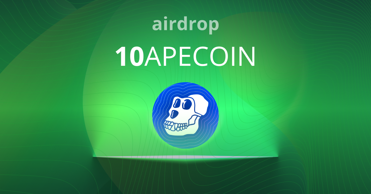 Airdrop ApeCoin (APE) Gratuit Apecoin criptomonede castiga 10 ApeCoin Acum
