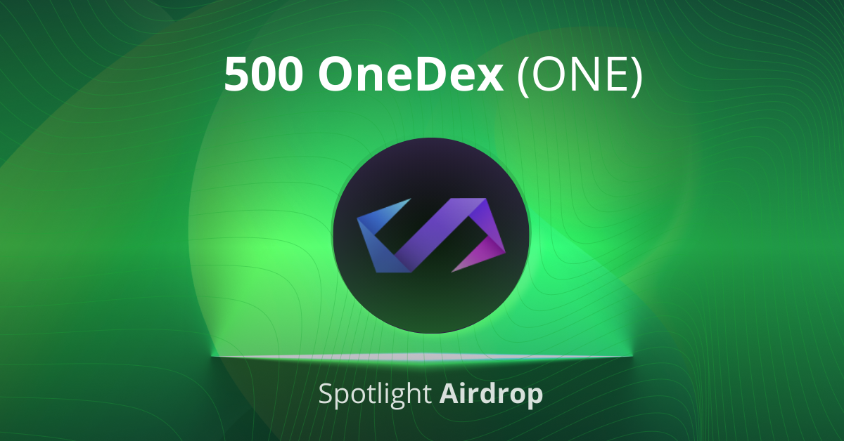 Win 500 $ONE (OneDex) with Tradesilvania Spotlight